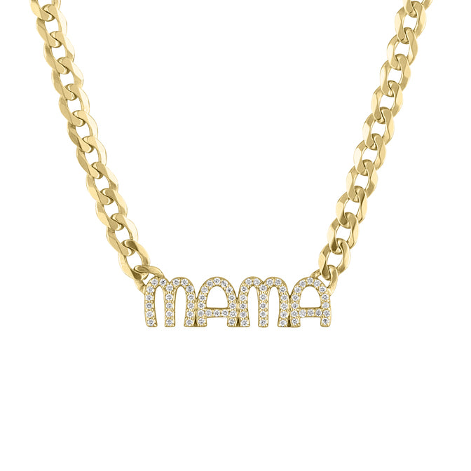 Milla Mama Wren Cuban Chain Necklace – My Story By Jackie Cohen