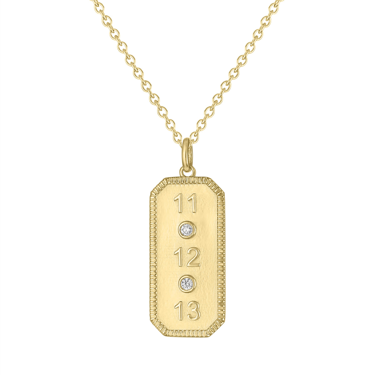 Fluted Milestone Dog Tag – My Story By Jackie Cohen