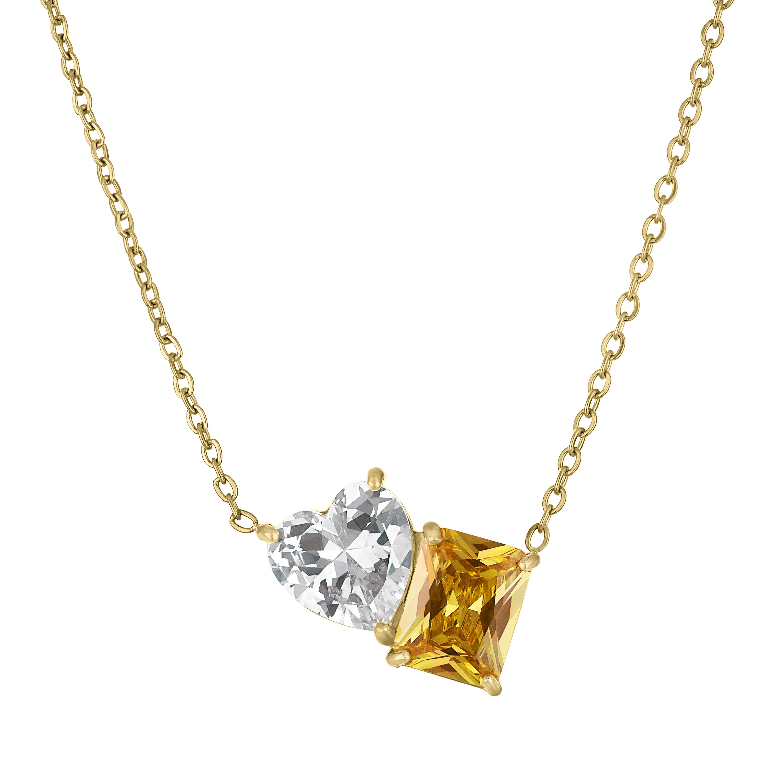 Jackie Two Stone Necklace – My Story By Jackie Cohen